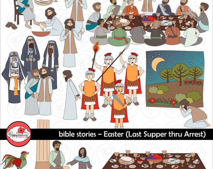 Bible Stories: Women of the Bible Clipart Set by Poppydreamz Bible ...