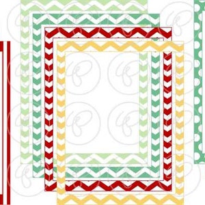 Winter Doodle Frames & Labels: Clip Art Pack Card Making Digital Frames ...