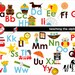 Teaching the Alphabet Clipart & Digital Flashcards: Digital Image Set ...