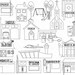 My Community Buildings in SPANISH Clipart: (300 Dpi Transparent Png ...