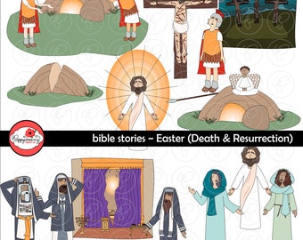 Bible Stories: Cain and Abel Clipart Set by Poppydreamz Bible Biblical ...