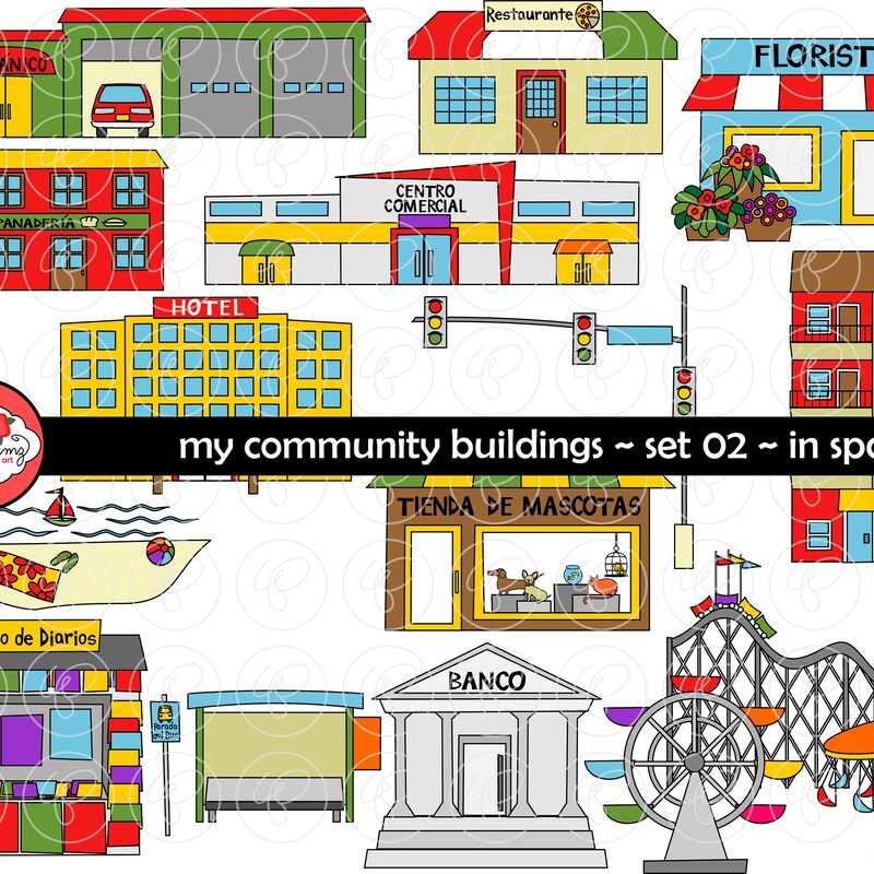 Spanish Clipart - Etsy