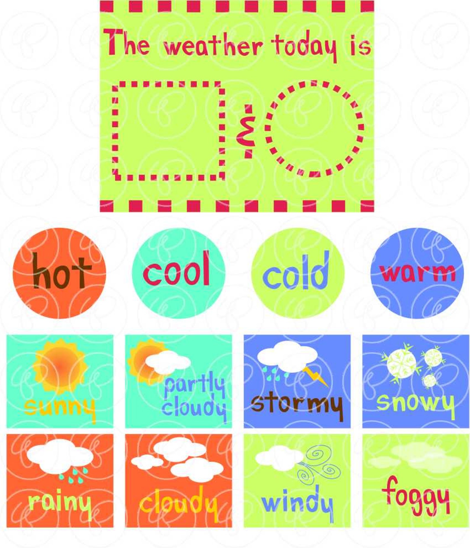 Let's Go Bulletin Board Calendar Clipart SET: (300 Dpi) School Teacher ...