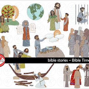 Bible Stories: Bible Timeline Clipart Set by Poppydreamz Bible Biblical ...