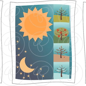 Bible Stories: Creation Clipart Set by Poppydreamz Bible Biblical ...