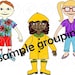Dress up for Summer Clothing and Paper Doll Clipart Set: Digital Clip ...