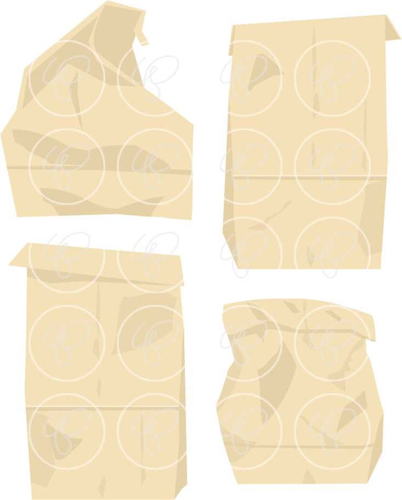 Paper Bags & Tags Clipart SET: 300 Dpi School Teacher Clip | Etsy