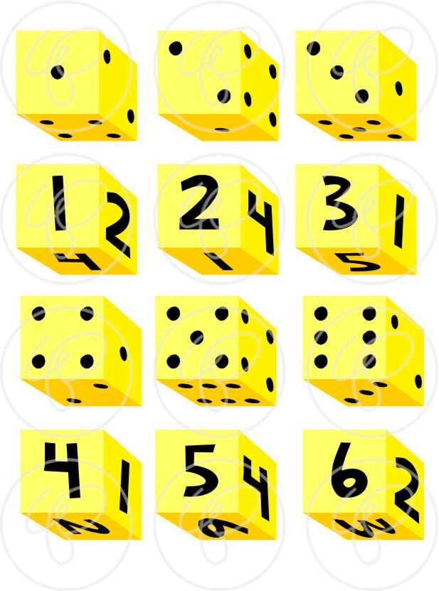 Math Manipulatives Games Clipart Set - (300 Dpi) School Teacher Clip ...