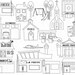 My Community Buildings in FRENCH Clipart: (300 Dpi Transparent Png ...