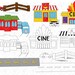 My Community Buildings in SPANISH Clipart: (300 Dpi Transparent Png ...