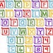 Letter Blocks Alphabet and Numbers: Clip Art Pack (300 Dpi Transparent ...