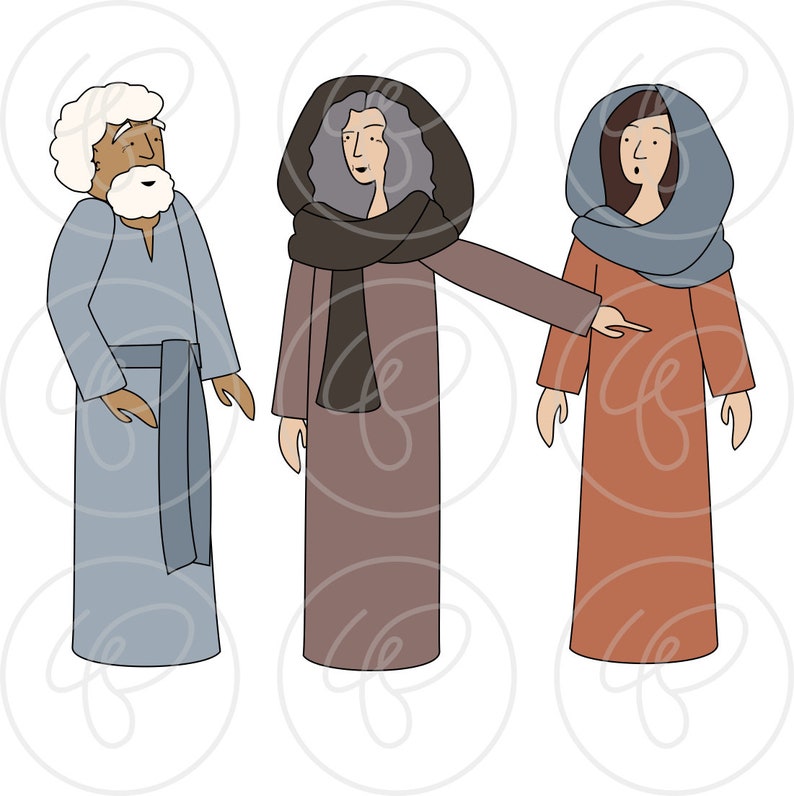 Bible Stories: Abraham & Sarah Clipart Set by Poppydreamz Bible ...
