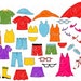 Dress up for Summer Clothing and Paper Doll Clipart Set: Digital Clip ...