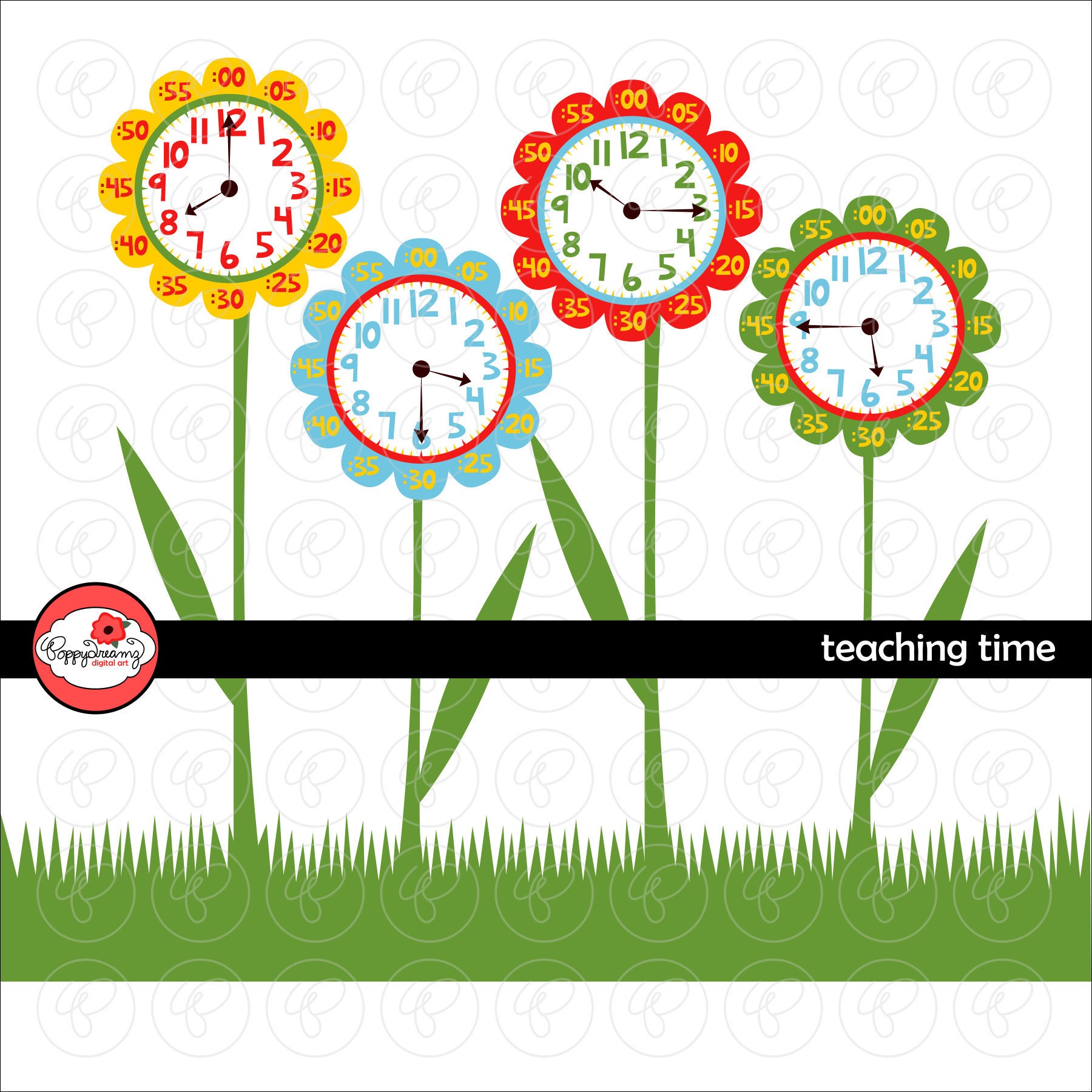 Digital Clock Clipart For Teachers