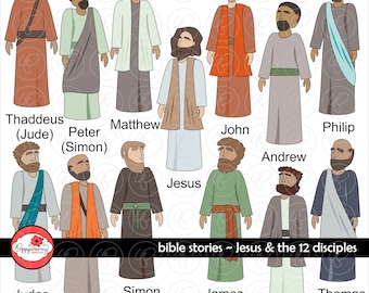 Bible Stories: Women of the Bible Clipart Set by Poppydreamz Bible ...