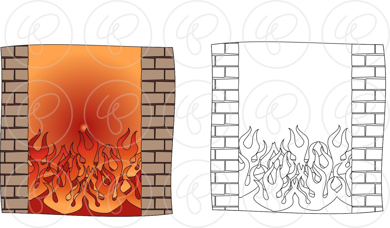 Bible Stories: the Fiery Furnace Clipart Set by Poppydreamz Shadrach ...