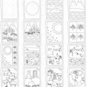 Bible Stories: Creation Clipart Set by Poppydreamz Bible Biblical ...