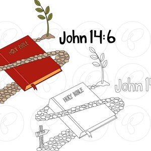 Bible Stories: Names of Jesus Clipart Set by Poppydreamz Bible Biblical ...