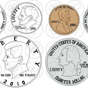 Counting Coins Money Clipart Set - (300 Dpi) School Teacher Clip Art ...