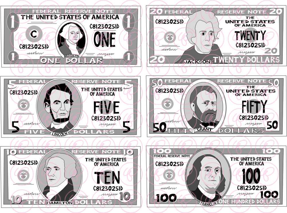 Money Clipart Set - (300 Dpi) School Teacher Clip Art Math ...