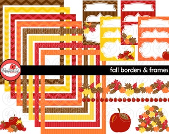 Black & White Doodle Frames and Labels: Clip Art Pack Card Making ...