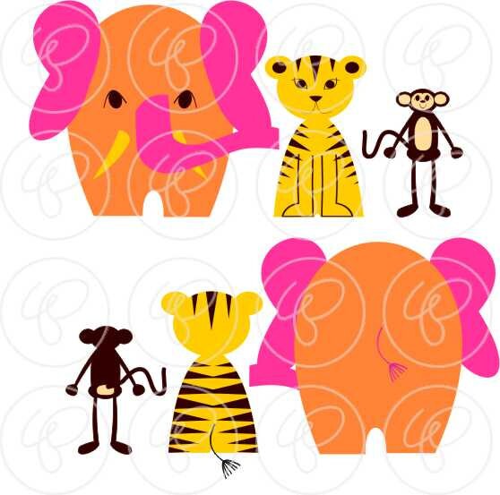Opposite Circus Clipart: Digital Clip Art (300 Dpi) School Teacher Clip ...