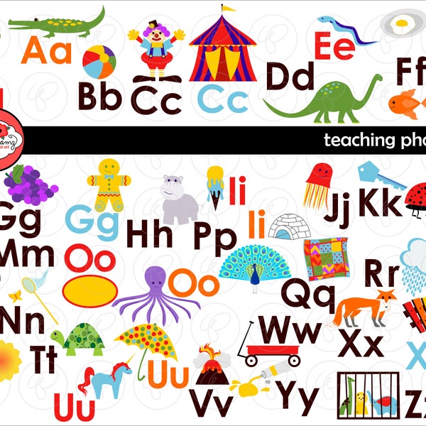 Phonics Clipart - Etsy