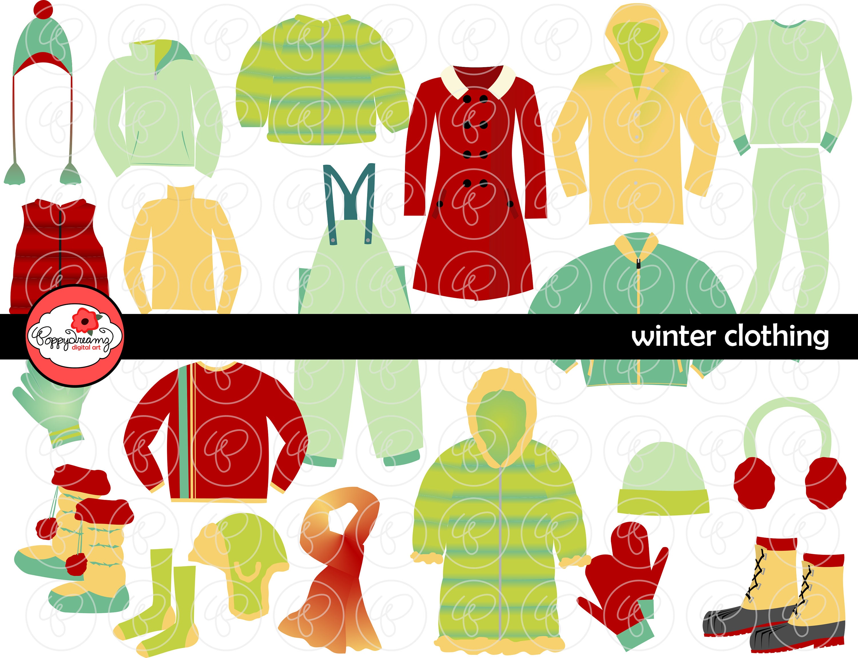 Winter Coat Clip Art