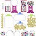 Counting Sweets Candy Gumball & Cookie Clipart Set - (300 Dpi) School ...