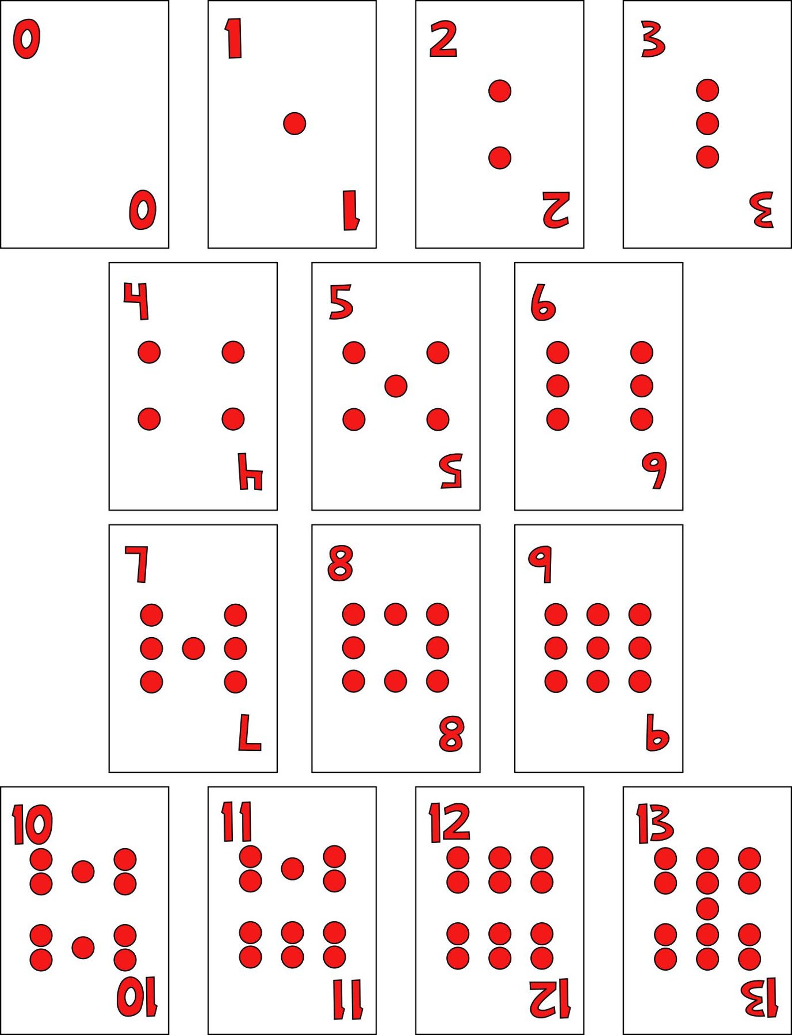 Math Manipulatives School Friendly Playing Cards Clipart Set - (300 Dpi ...