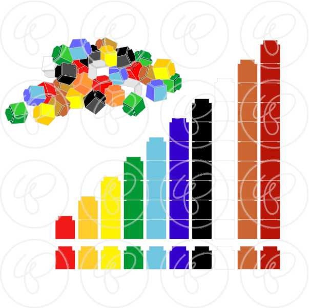 Math Manipulatives Counting Clipart Mega Bundle Set - (300 Dpi) School ...
