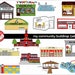 My Community Buildings set 04 Clipart: 300 Dpi Transparent - Etsy