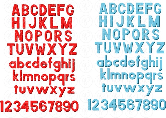 Magnetic Letters Clipart