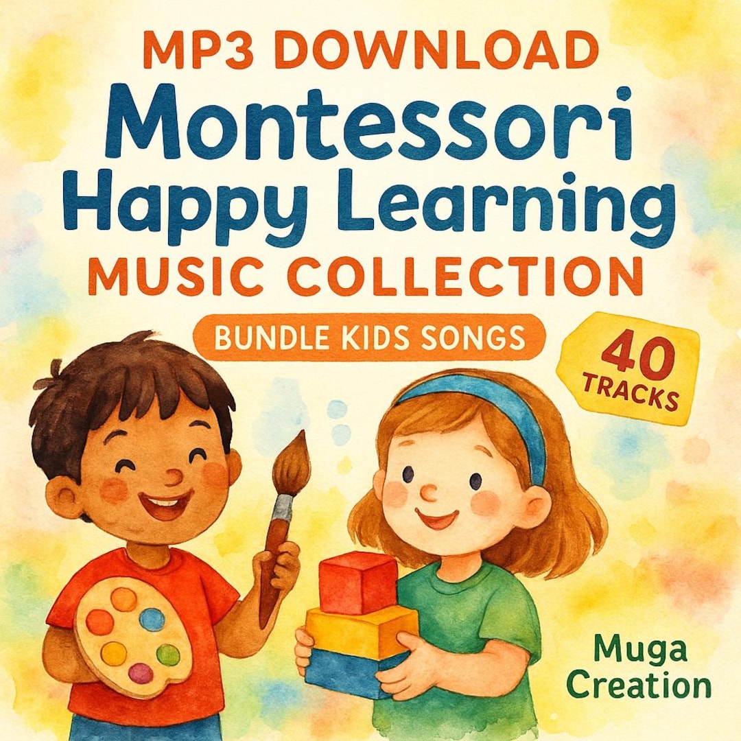 Montessori Learning Songs • 40 Kids Music Tracks (MP3 Download) - Etsy