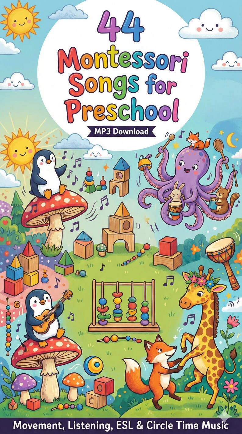 44 Interactive Montessori Songs for Preschool – Movement, Listening ...