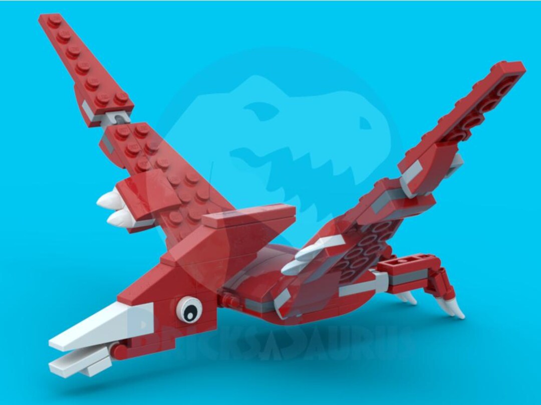 Build Your Own LEGO Pteranodon – Digital Instructions + Parts List (PDF ...