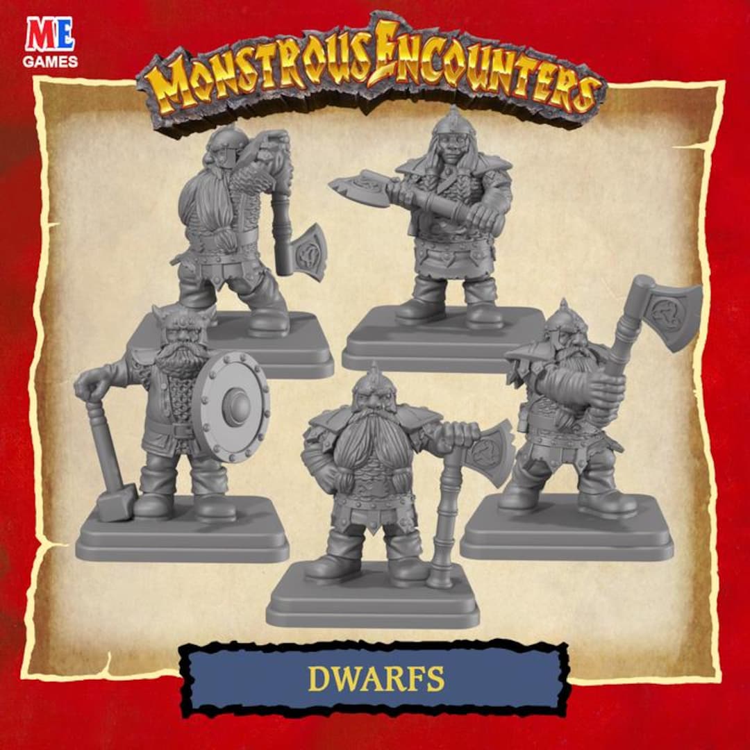 Heroquest Miniatures Monster Classic Hero Zwerg, Dwarf, Dwarves - Etsy UK