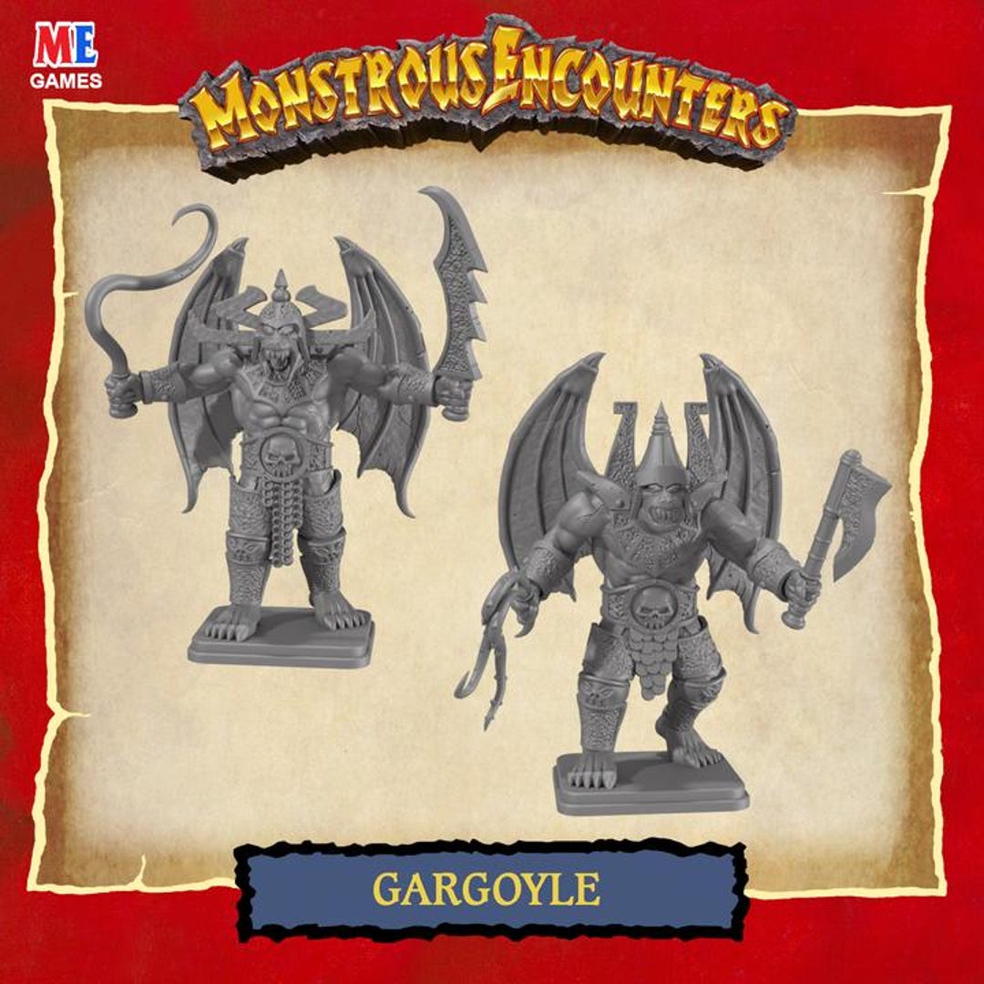 Heroquest Miniatures Monster Classic Gargoyle - Etsy