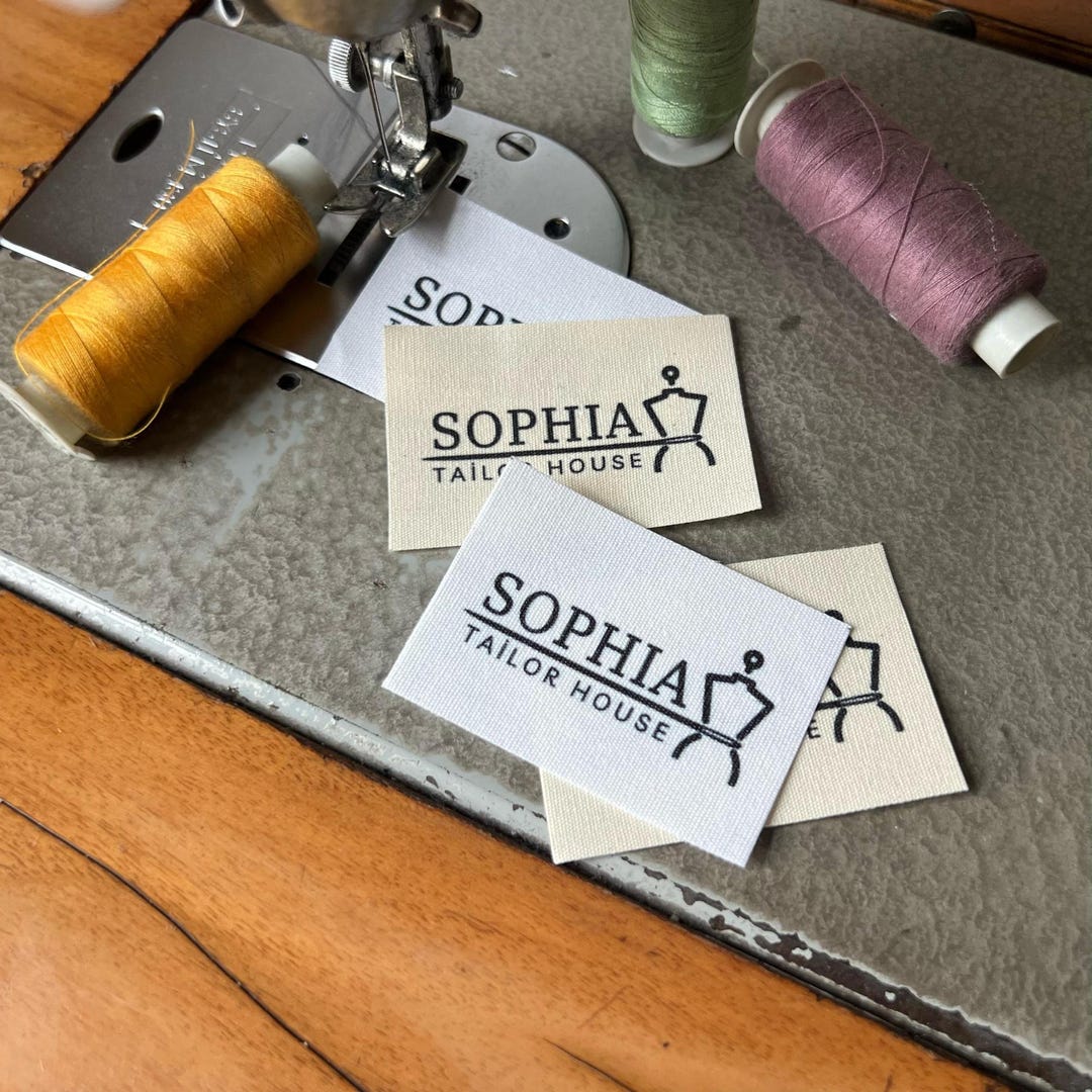 Custom Cotton Labels, Personalized Fabric Tags, Personalized Clothing ...