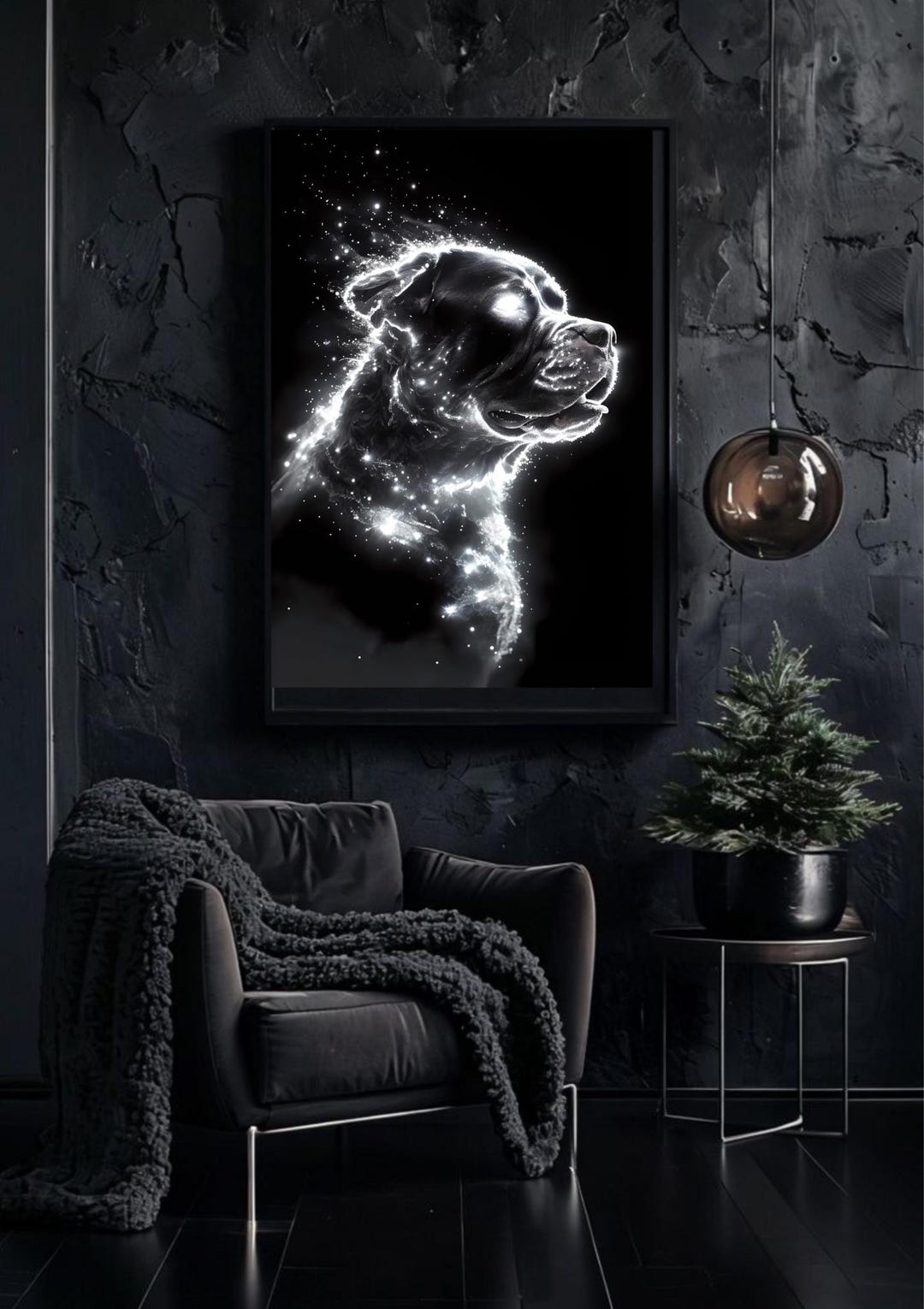 Custom Rottweiler Pop Art Pet Portrait - Digital Download Minimalist ...