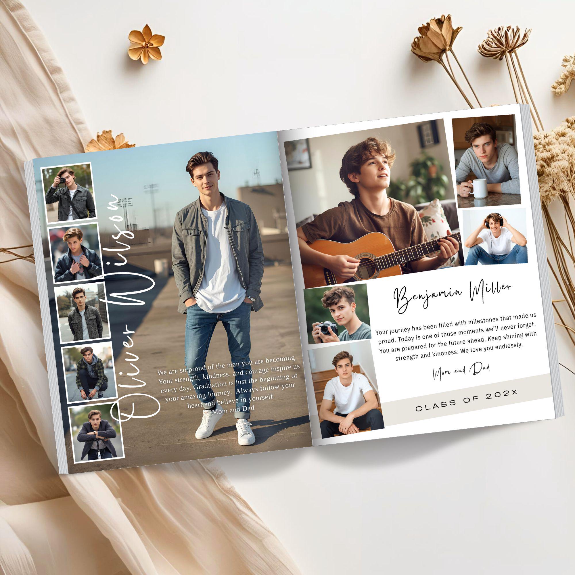 Editable Yearbook Ad Template Canva, Full Page Senior Graduation ...