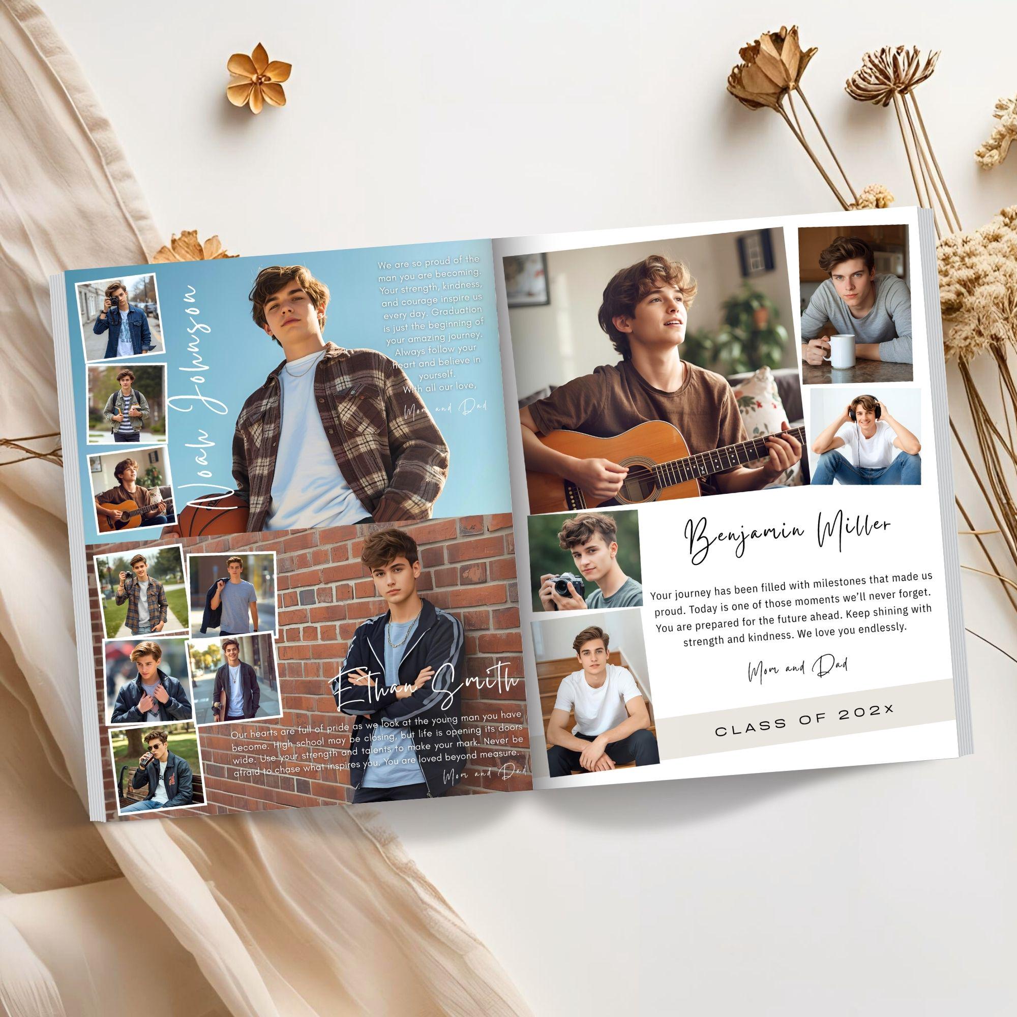 Editable Yearbook Ad Template Bundle Canva | Full Half Quarter Page ...