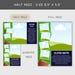 Yearbook Ad Football Template Half Page | Editable Senior Graduation ...