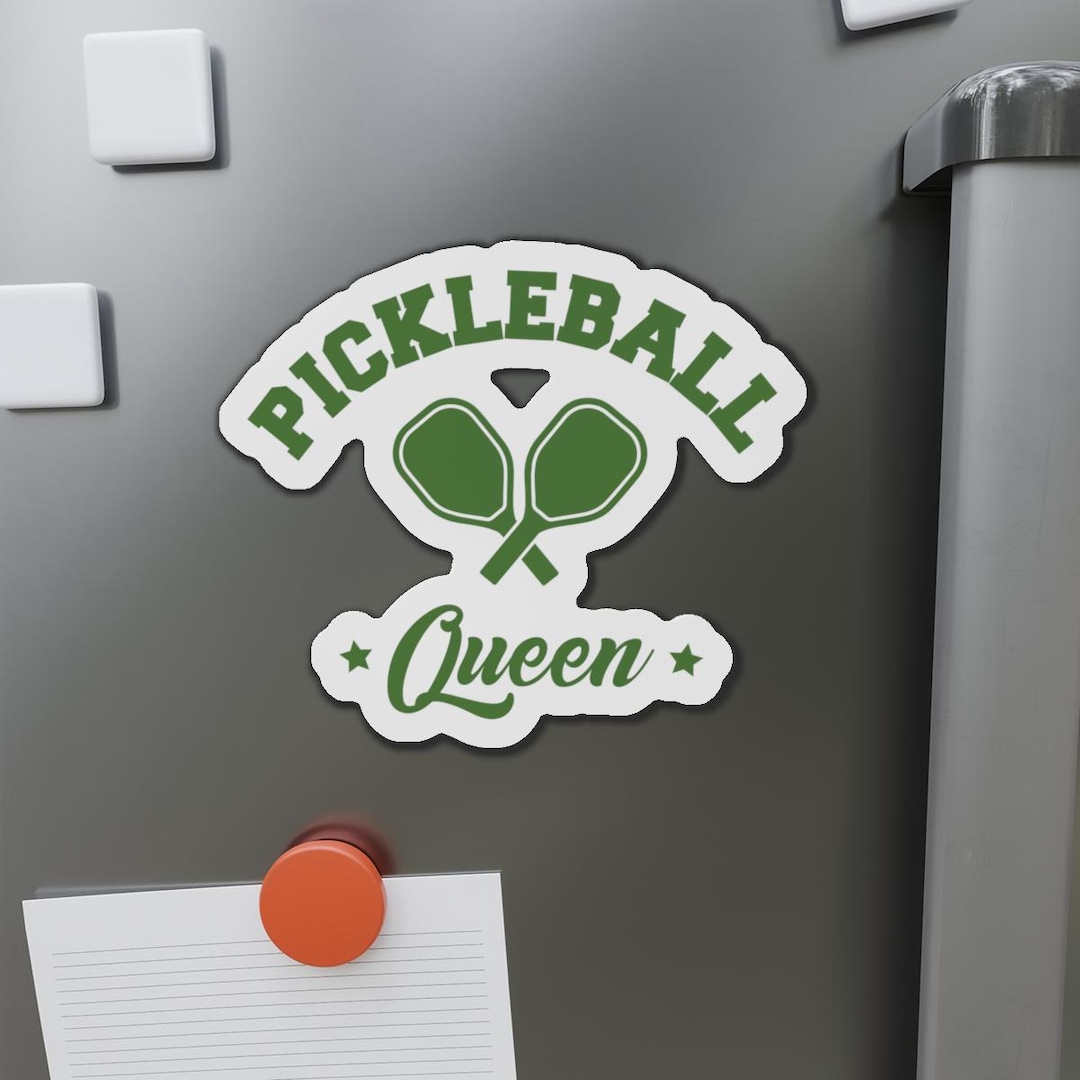 Pickleball Queen Die-cut Magnet | Pickleball Lovers | Car Magnet ...