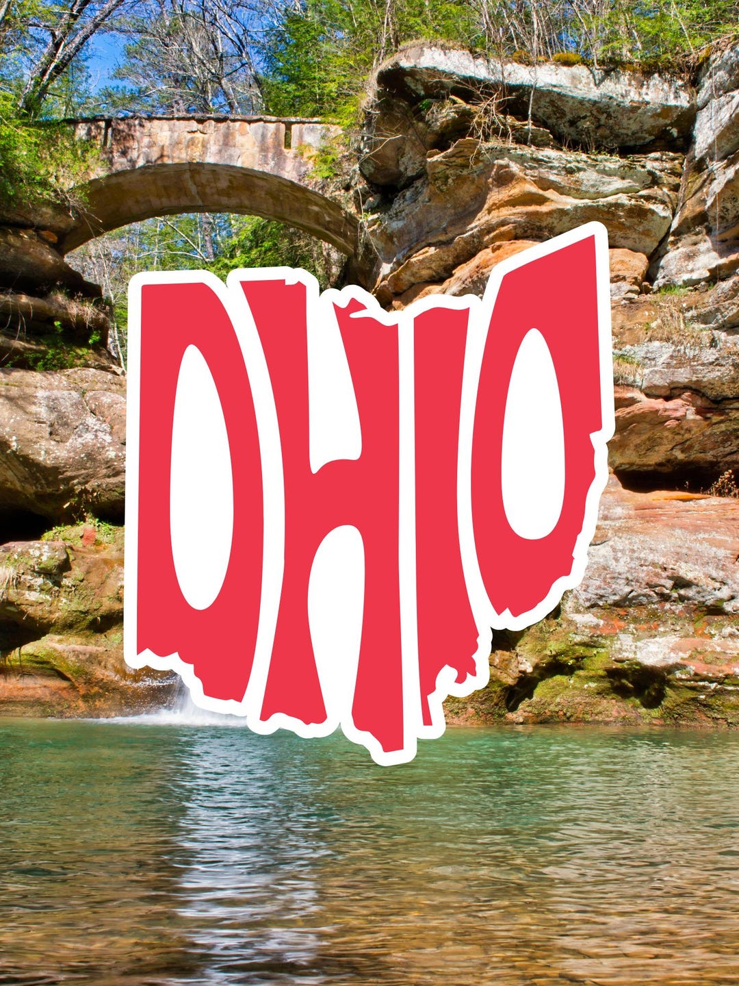 Ohio State Magnet: Die-cut Vinyl Refrigerator Souvenir - Etsy