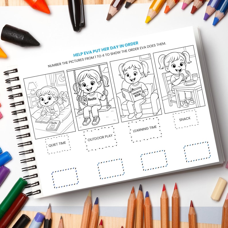 Visual Daily Routine Chart: Toddlers & Preschoolers - Eva's Activities ...