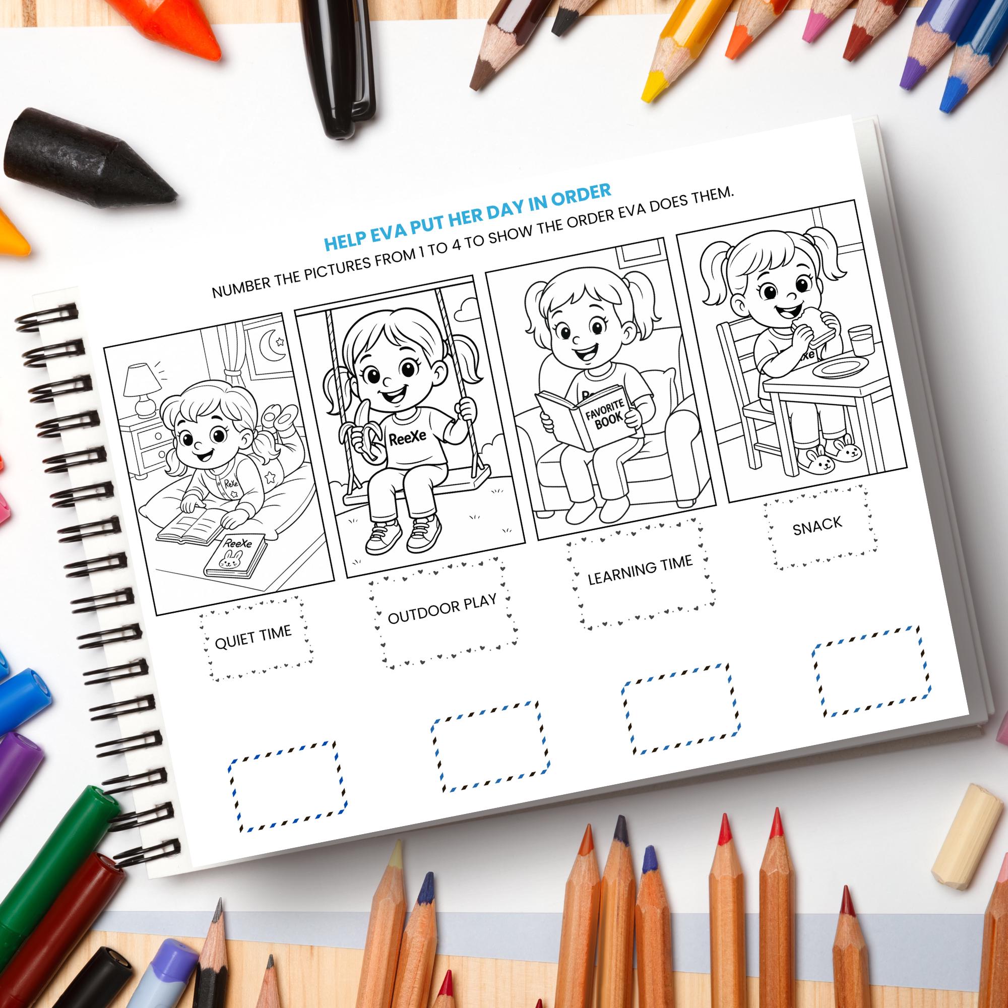 Visual Daily Routine Chart: Toddlers & Preschoolers - Eva's Activities ...