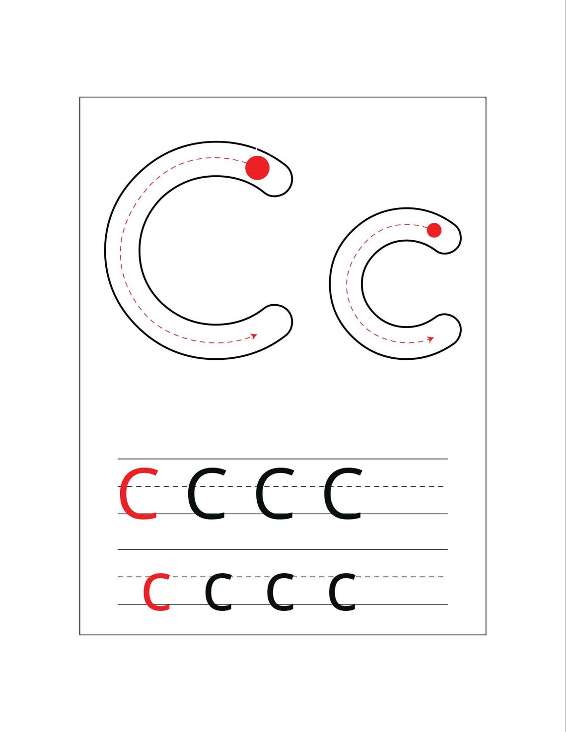 Printable ABC FULL Alphabet Letter Tracing - Etsy