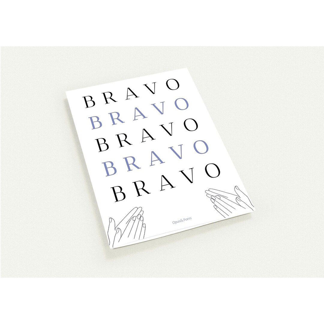 10 X Bravo Cards - Etsy