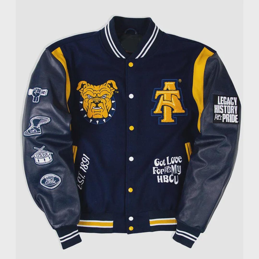 North Carolina A&T Varsity Jacket | Aggie Pride HBCU Letterman | Legacy ...